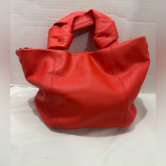 Zara | Bags | Zara Orange Soft Leather Shoulder Purse With Adjustable ...